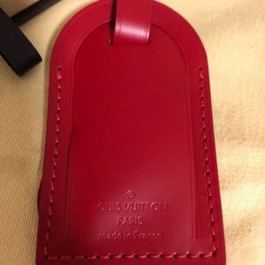 Louis Vuitton | Accessories | Authentic Louis Vuitton Luggage Tag ...